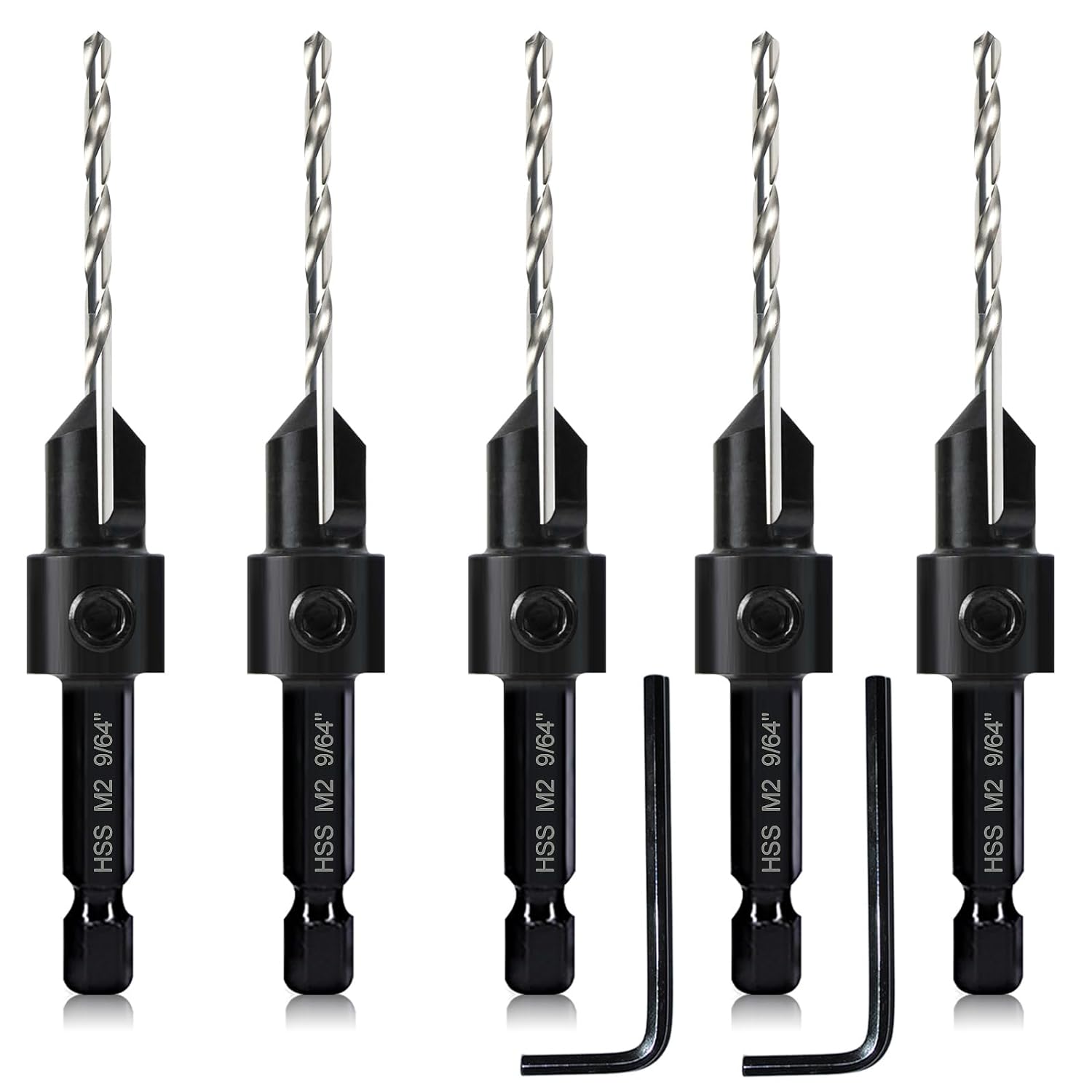 3-pc Countersink Drill Bit Set #10#12#16 Review - Woodworking DIY Ideas